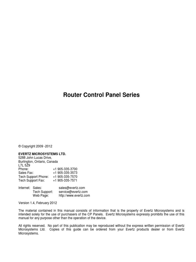 Control Panel Manual 1v4 | Download Free PDF | Electromagnetic ...