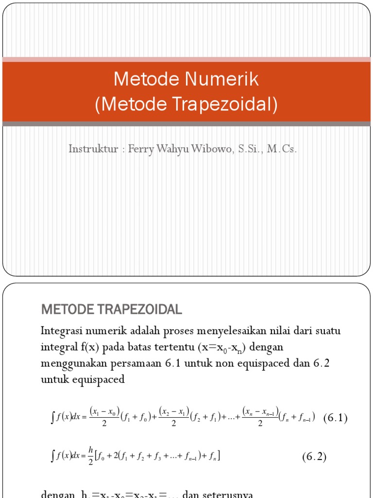 10MetodeTrapezoidal | PDF