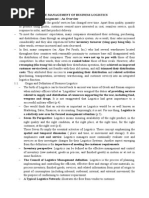 Case Studies in Logistics | PDF | Logistics | Warehouse