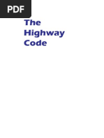 Highway Code Makeup 1 FINAL STD | PDF | Traffic | Road