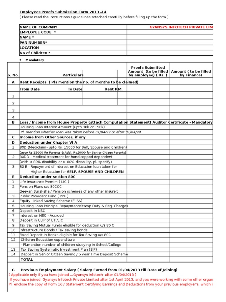 2 Employee Proof Submission (EPS) Form-Template | Loans | Money