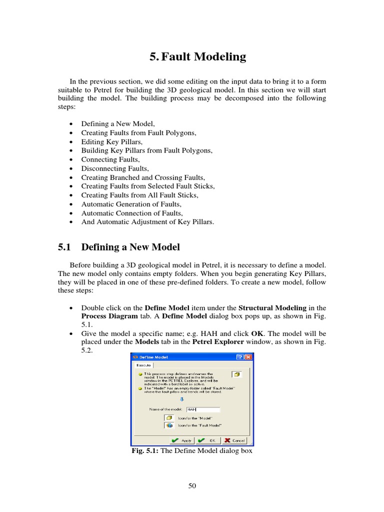 Fault Modeling in Petrel: A Guide | PDF | Computers | Technology ...