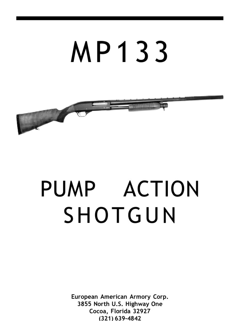 Pump Action Shotgun | PDF | Cartridge (Firearms) | Gun Barrel