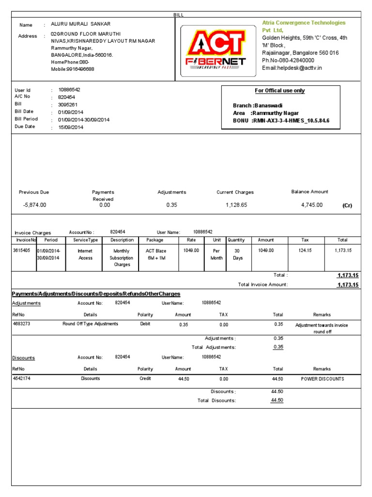 Sept | PDF | Invoice | Payments