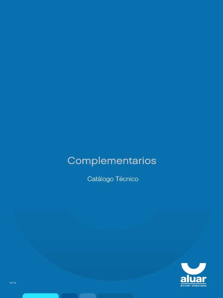 Catalogo Tecnico Complementarios ALUAR | PDF | Naturaleza