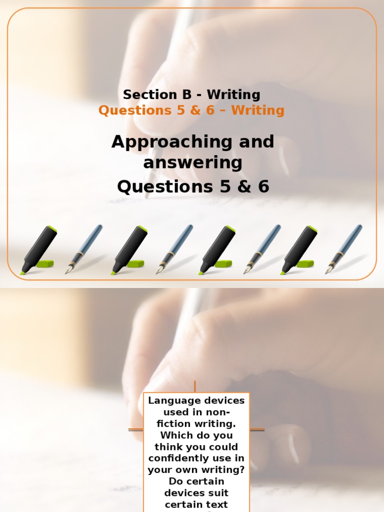 AQA Lang. - Writing Questions (5&6) | PDF | Ellipsis | Punctuation