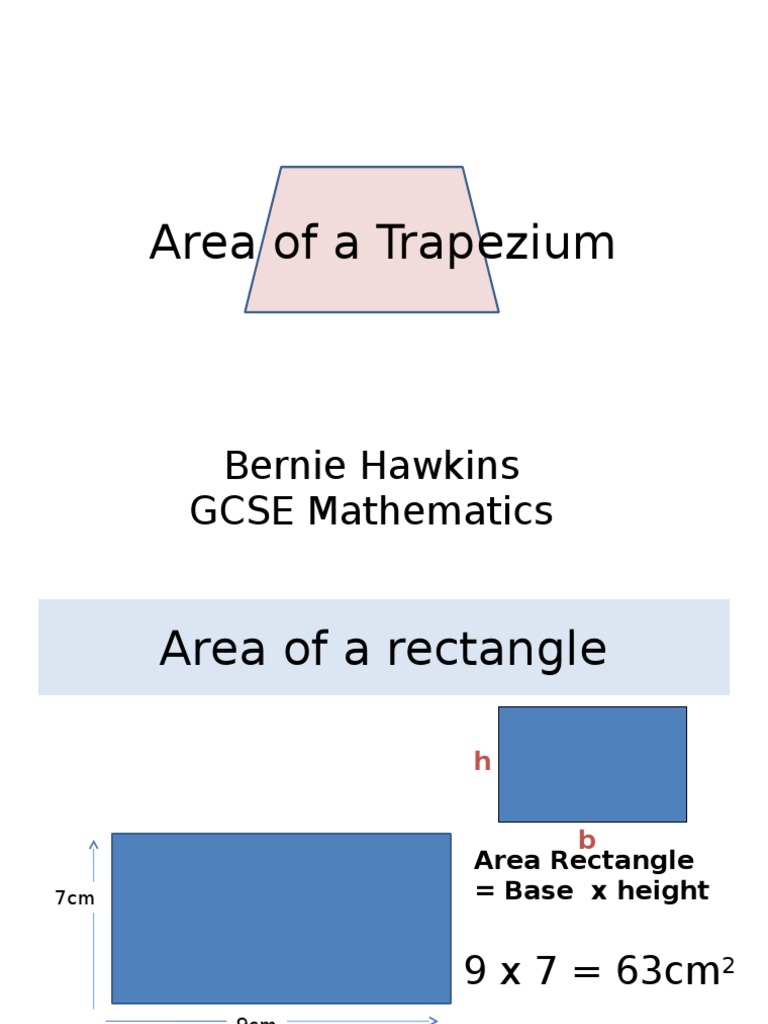 Area and Perimeter of Trapezium | PDF