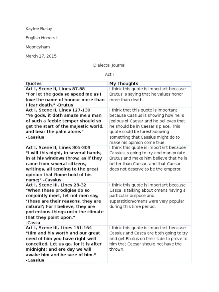 Brutus' Honor and Betrayal in Caesar | PDF | Julius Caesar | Mark Antony