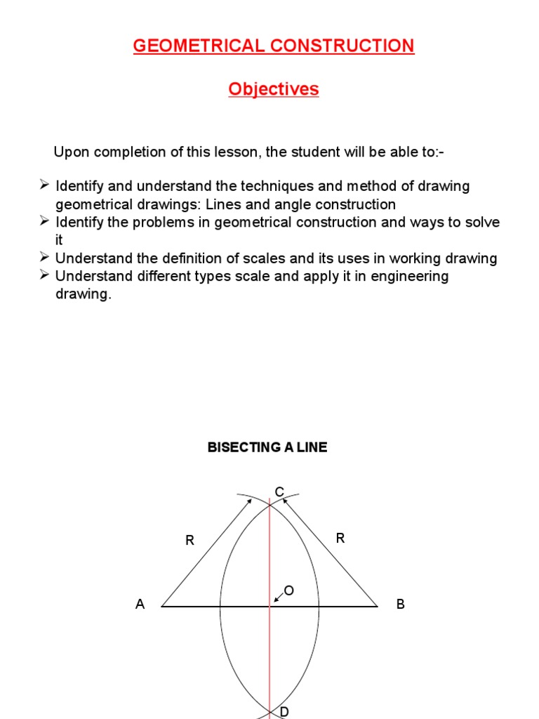Chapter 2 Geometric Construction New - ppt1 | Download Free PDF ...