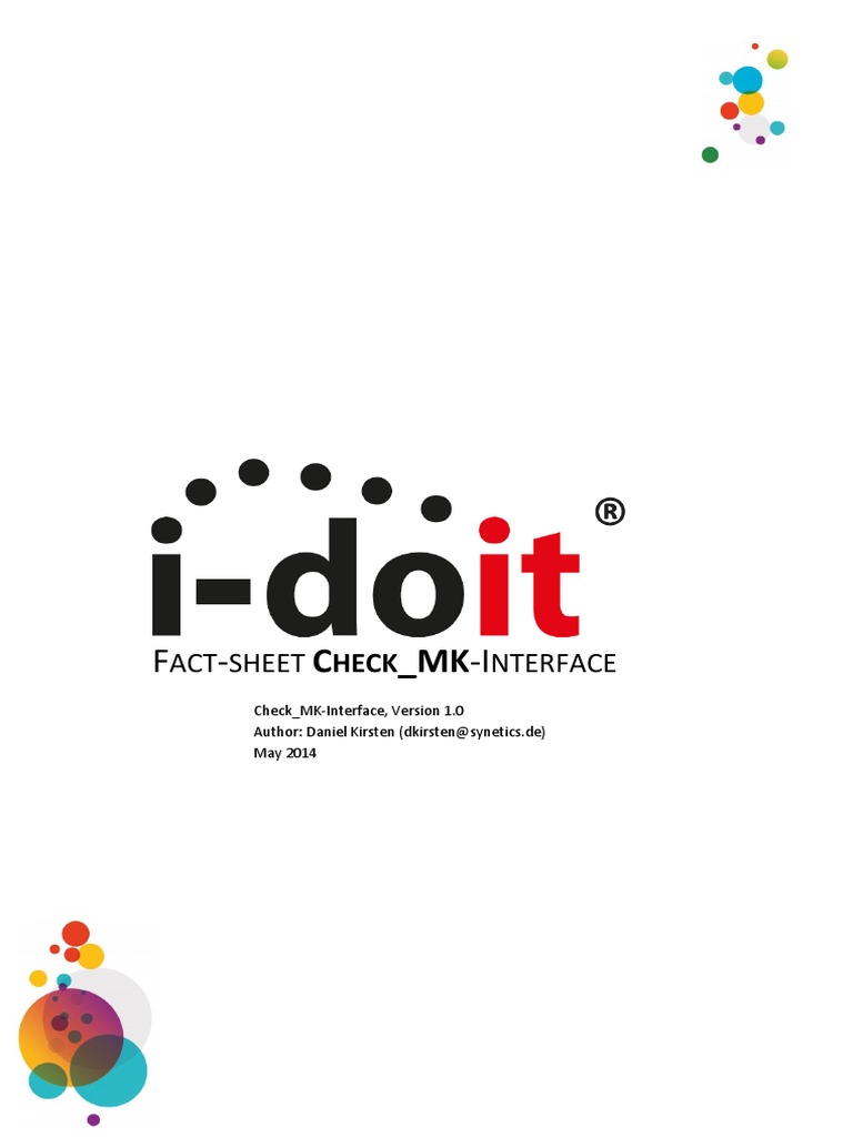 Check MK-Interface Factsheet en | PDF | Interface (Computing) | Information