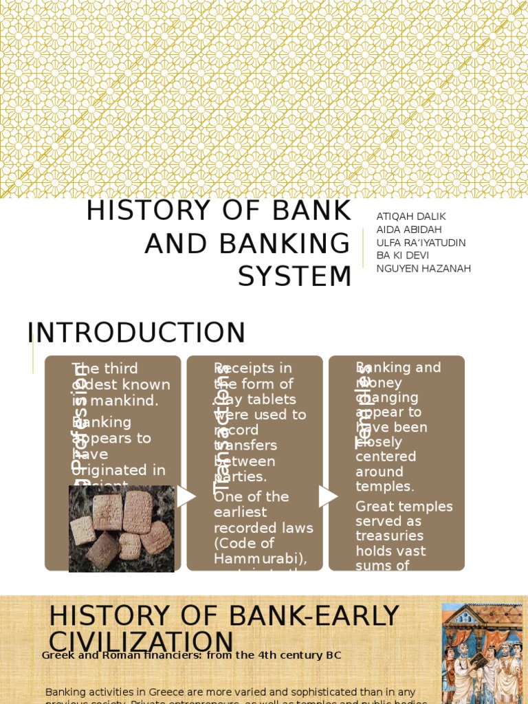 History of Bank and Banking System | PDF | United States Note | Banks