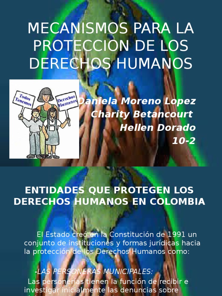 Mecanismos para La Proteccion de Los Derechos Humanos | PDF ...