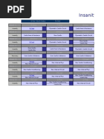 INSANITY Max 30 Workout Calendar | PDF | Physical Fitness | Physical ...