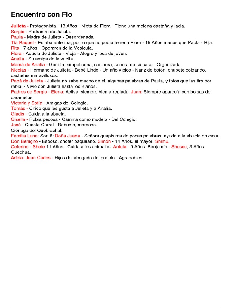 Encuentro Con Flo | PDF