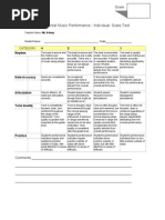 Instrumental Music Performance-Rubric | PDF | Conducting | Rhythm