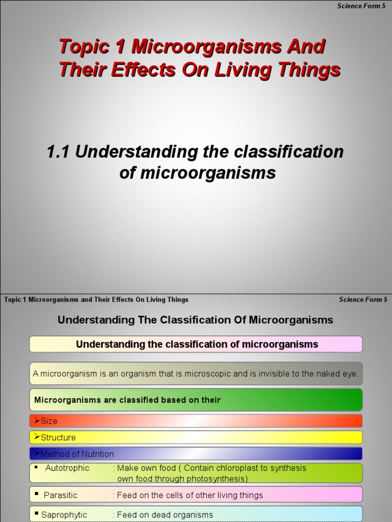 1.1 Understanding the Classification of Microorganisms | Microorganism ...