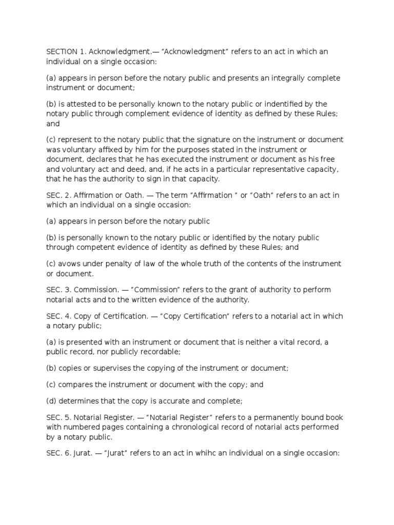 Notarial Practice | PDF | Notary Public | Signature