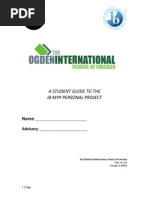 IB Personal Project Ideas 1 | PDF