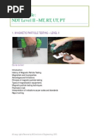 ASNT-NDT Level - II in RT, UT MT, PT PDF | PDF | Radiography | Materials