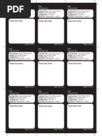 Dungeons and Dragons 5e Blank Spell Cards | PDF | Fantasy Games | Gaming