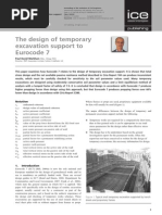 11b Design of Struttings (2015) | PDF | Beam (Structure) | Deep Foundation