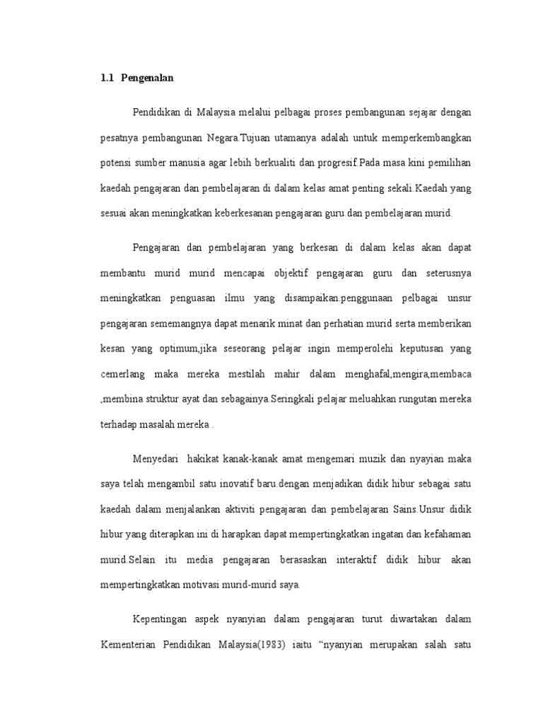 Kajian Tindakan Sem8 | PDF