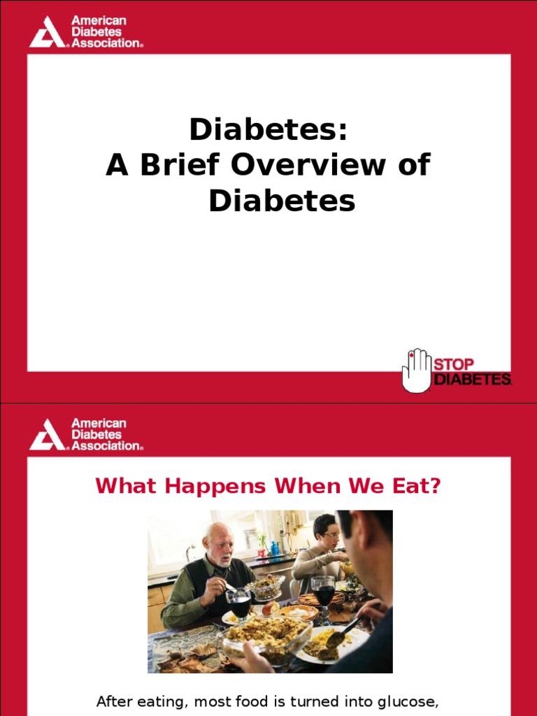 Diabetes: A Brief Overview of Diabetes | PDF | Diabetes Mellitus ...