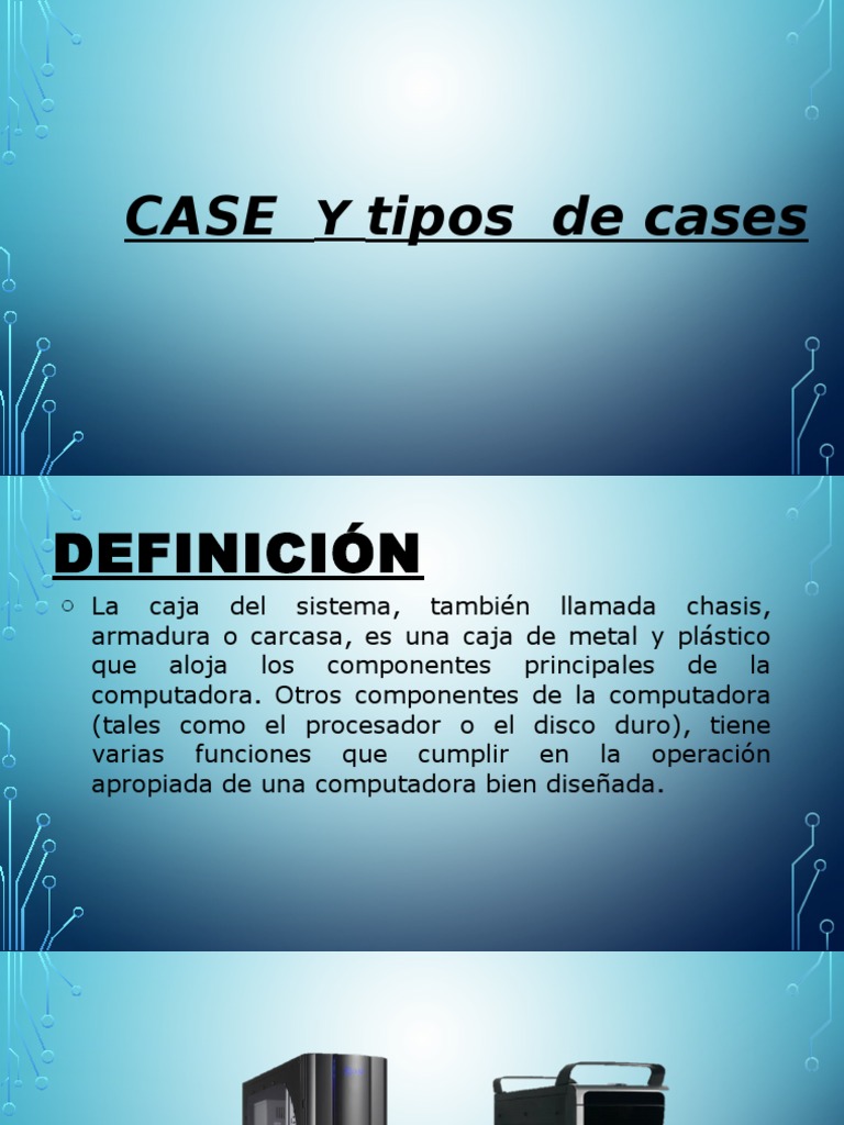 El Case y Sus Partes | PDF | Bienes manufacturados | Energía y recursos