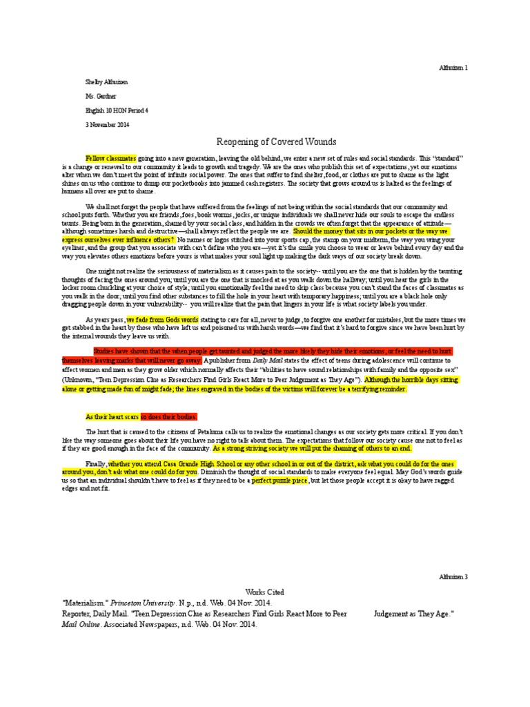 Reopening of Covered Wounds | PDF | Adolescence | Psychology