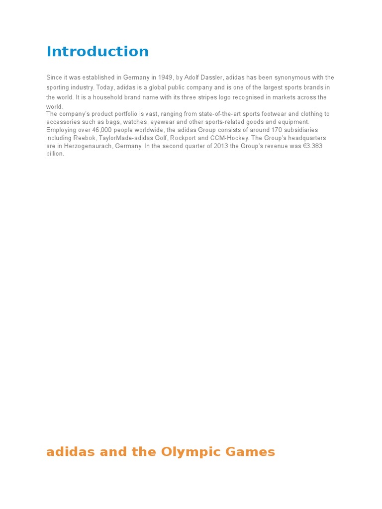 Planning Effective Marketing Strategies of Adidas For A Target Audience ...