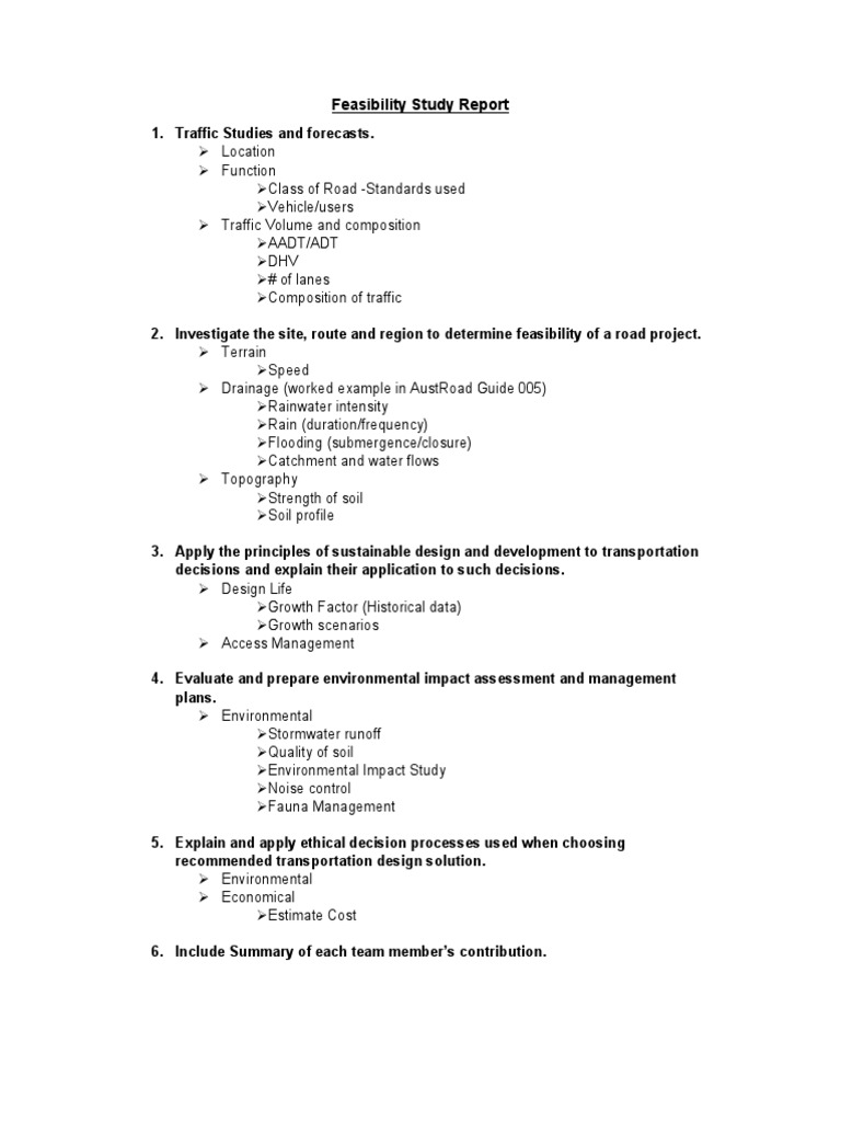 Feasibility Report | PDF