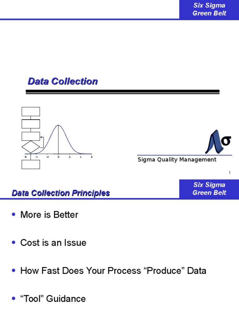 08 Data Collection | PDF | Sampling (Statistics) | Six Sigma