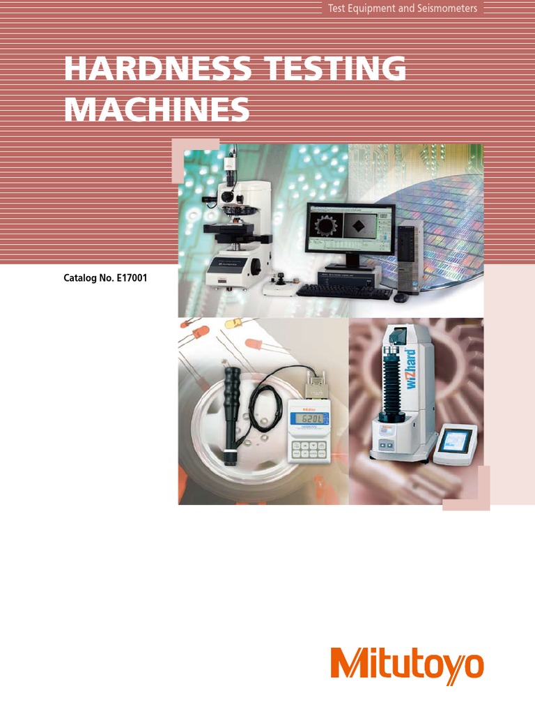 Mitutoyo Hardness Guide | PDF | Hardness | Camera