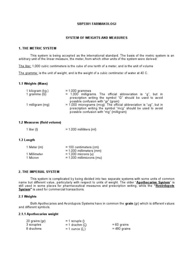 A Guide to Calculating Drug Dosages Based on Body Weight and ...