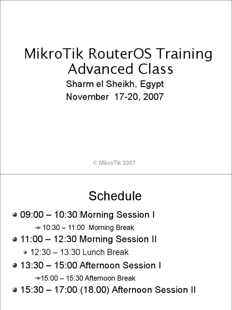 Mikrotik Router Advance Setup Guide | PDF | Denial Of Service Attack | Firewall (Computing)