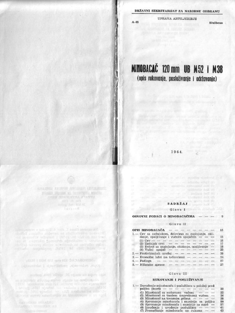 Minobacac 120mm Ub m52 I m38 PDF | PDF