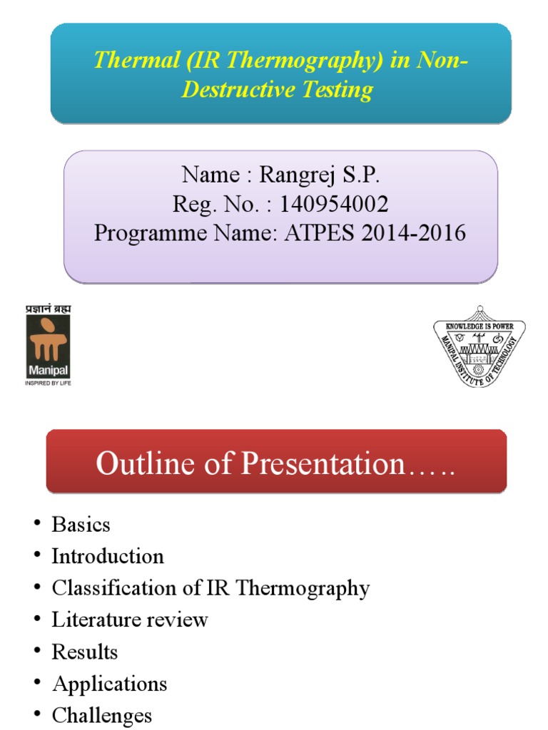 Thermal (IR Thermography) in NDT | PDF | Thermography | Infrared
