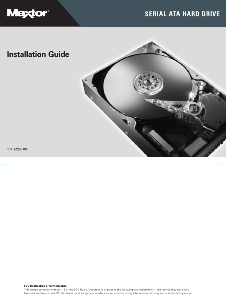 Sata Installation Guide | PDF | Booting | Bios