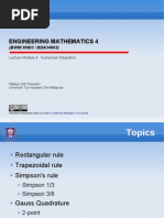 Simpson's 1/3rd Rule C Program and Flowchart | PDF | Integral | Computer Programming