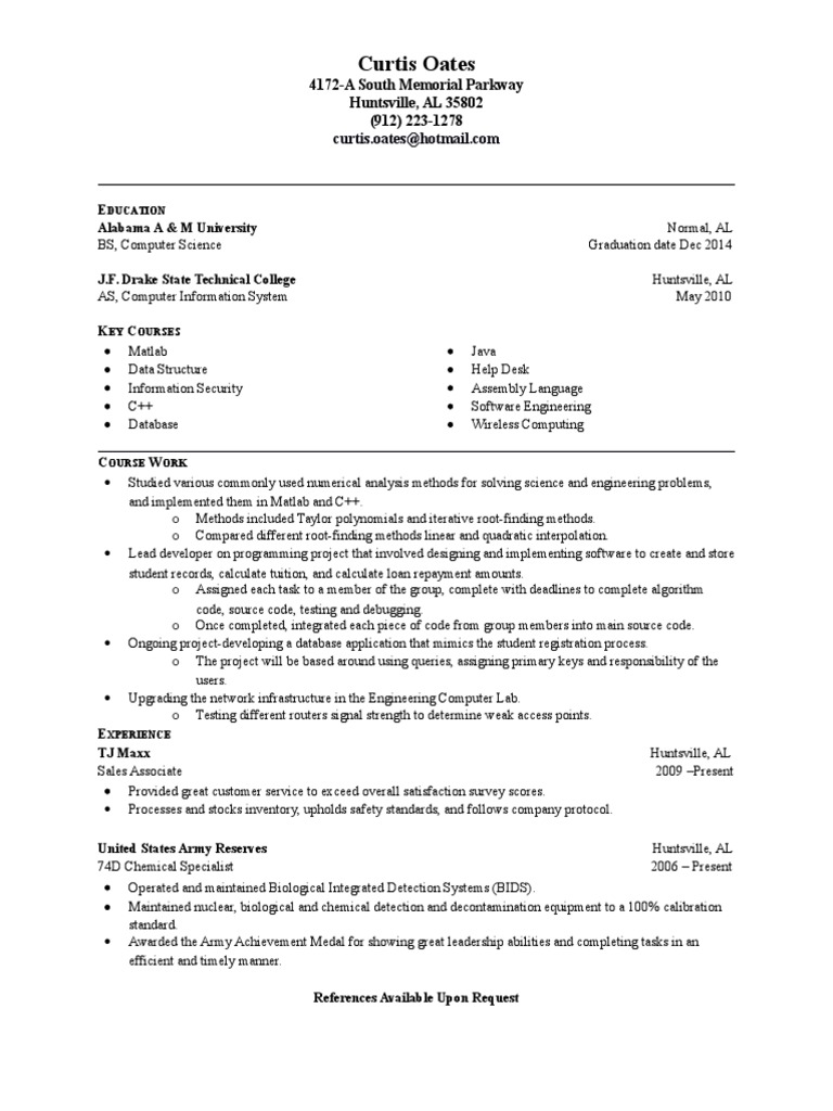 Curtis Resume1 | PDF