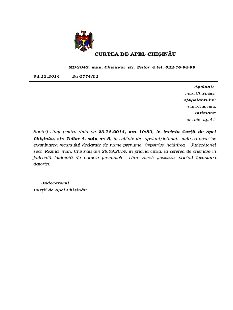 Model de Citatie | PDF