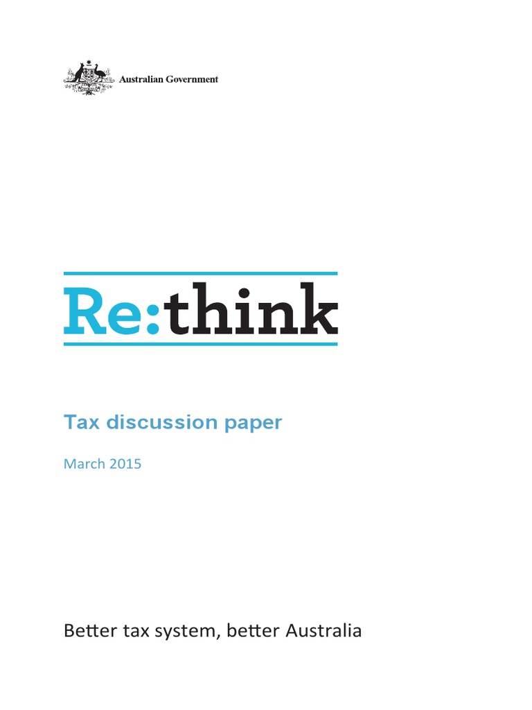 Tax Final Discussion Paper | PDF | Business | Finance & Money Management
