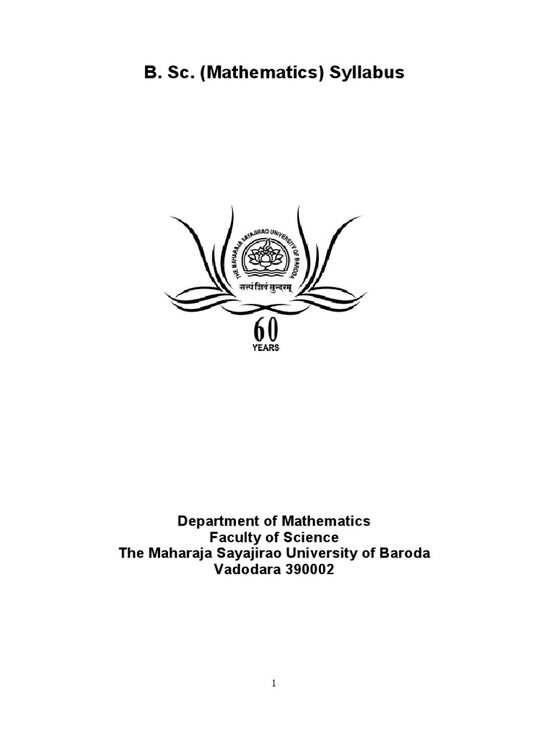 UG Syllabus - Effective From June 2012 | PDF | Series (Mathematics ...