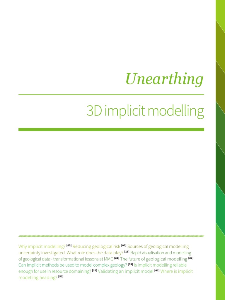 Implicit Book - Digital.fv1 | PDF | Geology | 3 D Modeling