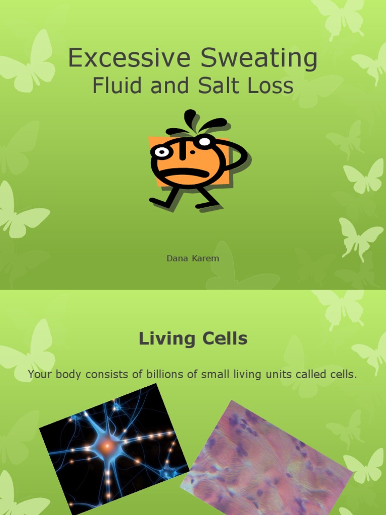 Excessive Sweating: Fluid and Salt Loss | PDF | Perspiration | Dehydration