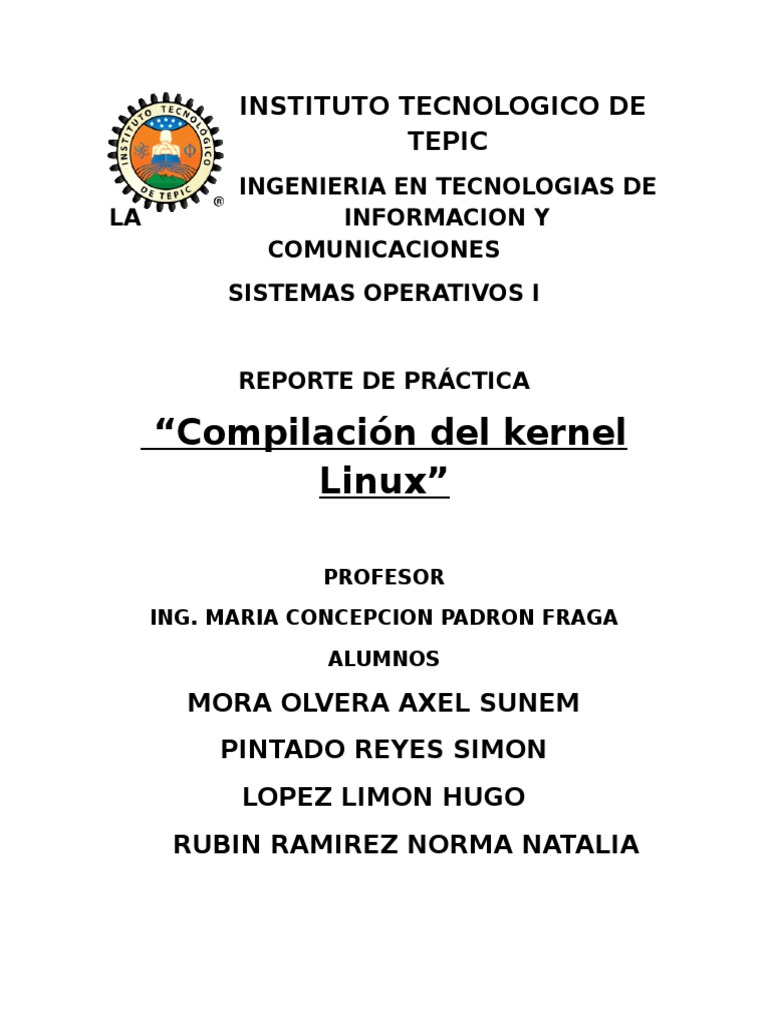 Compilación Kernel Linux | PDF | Fedora (sistema operativo) | Kernel (sistema operativo)