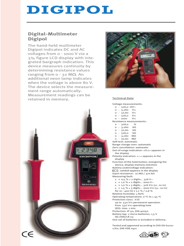 Digipol | PDF | Voltage | Mains Electricity