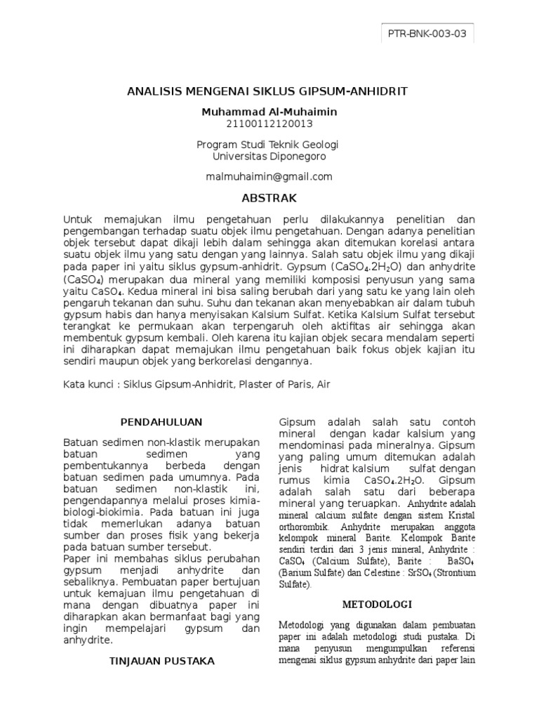 Contoh Paper Resmi | PDF | Seni | Sains & Matematika