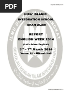 English Week Activities Overview Pdf Linguistics
