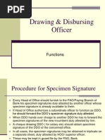 Duties of Drawing & Disbursing Officer | PDF | Cheque | Payments